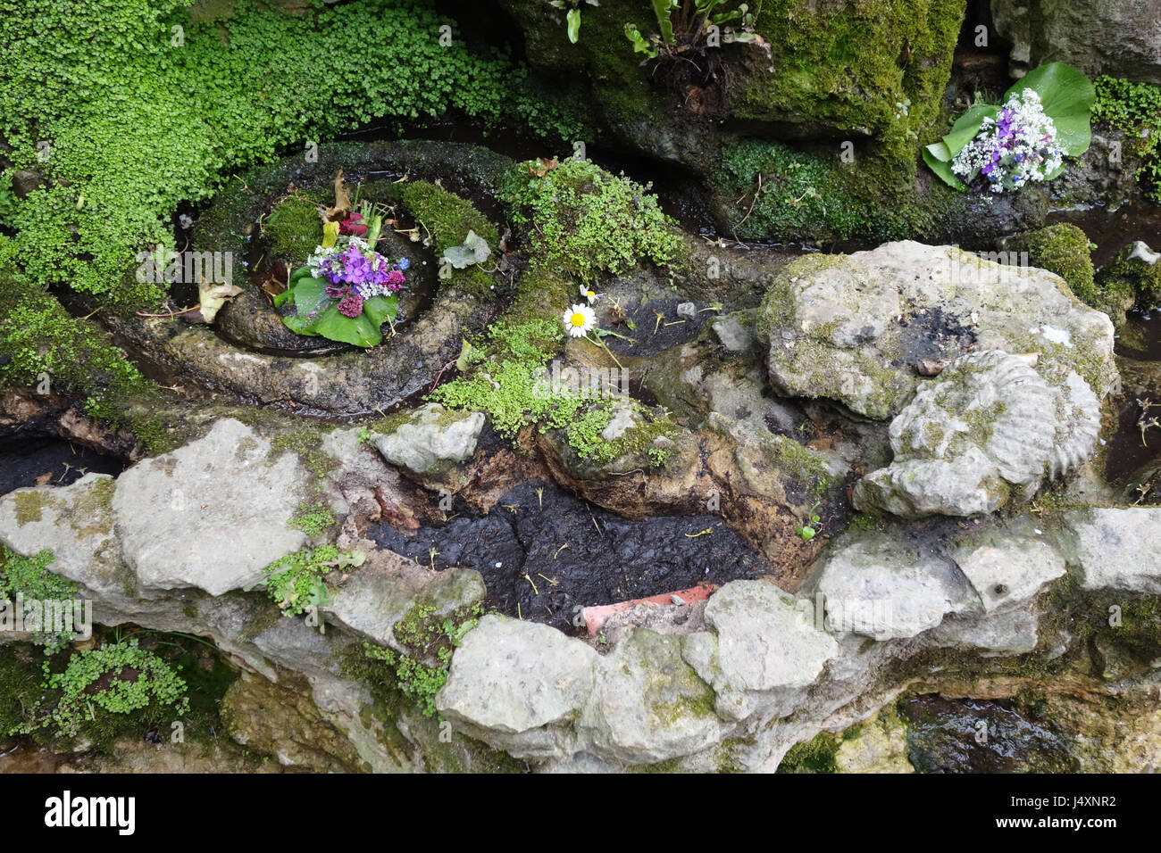 The White Spring, Wellhouse Lane, Glastonbury, United Kingdom Stock ...