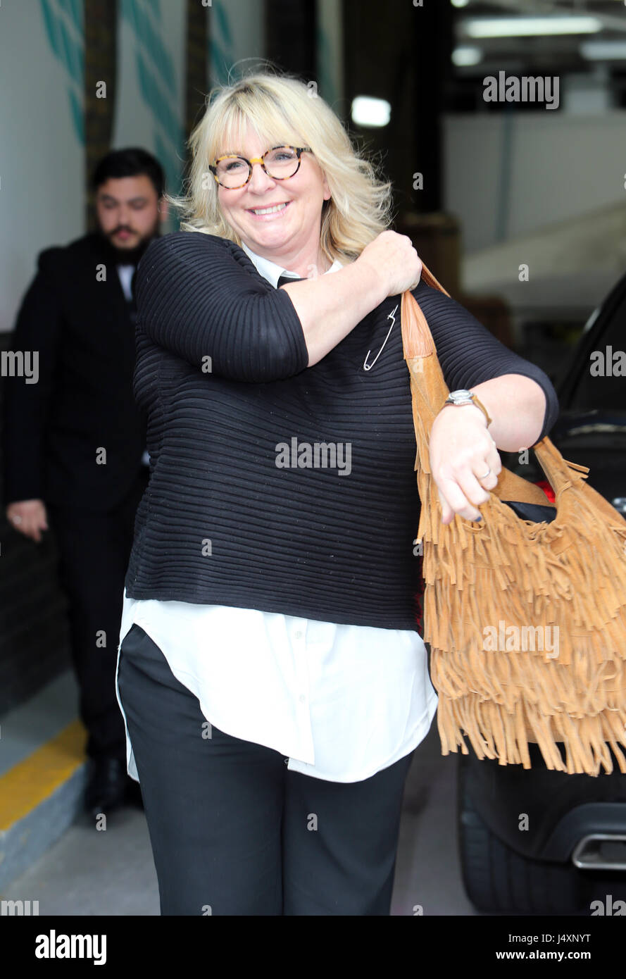 Fern Britton outside ITV Studios Featuring: Fern Britton Where: London ...