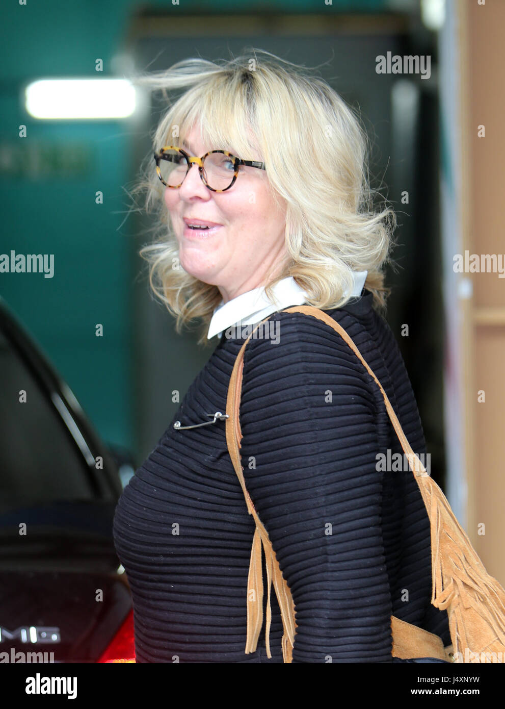 Fern Britton outside ITV Studios Featuring: Fern Britton Where: London ...