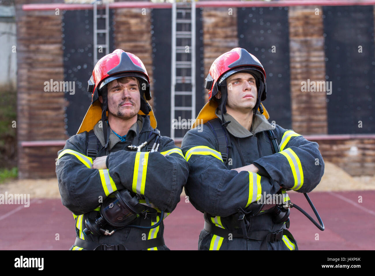 Fireman face hi-res stock photography and images - Alamy