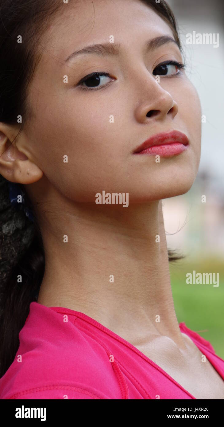 Girl And Apathy Stock Photo - Alamy