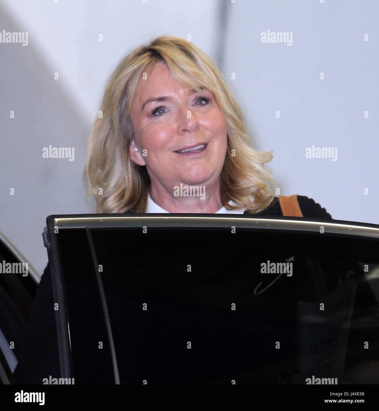 Fern Britton outside ITV Studios Featuring: Fern Britton Where: London ...