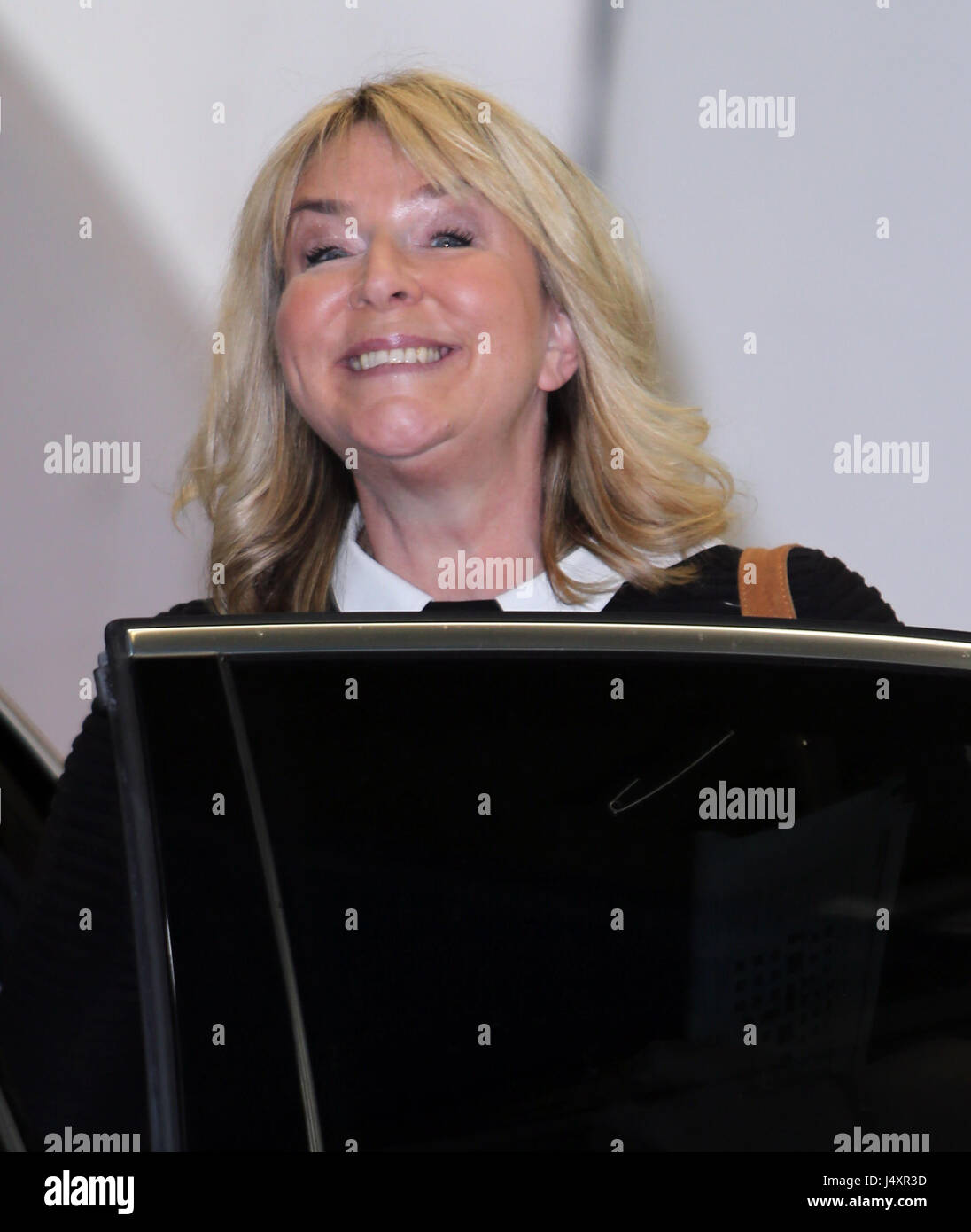 Fern Britton outside ITV Studios Featuring: Fern Britton Where: London ...
