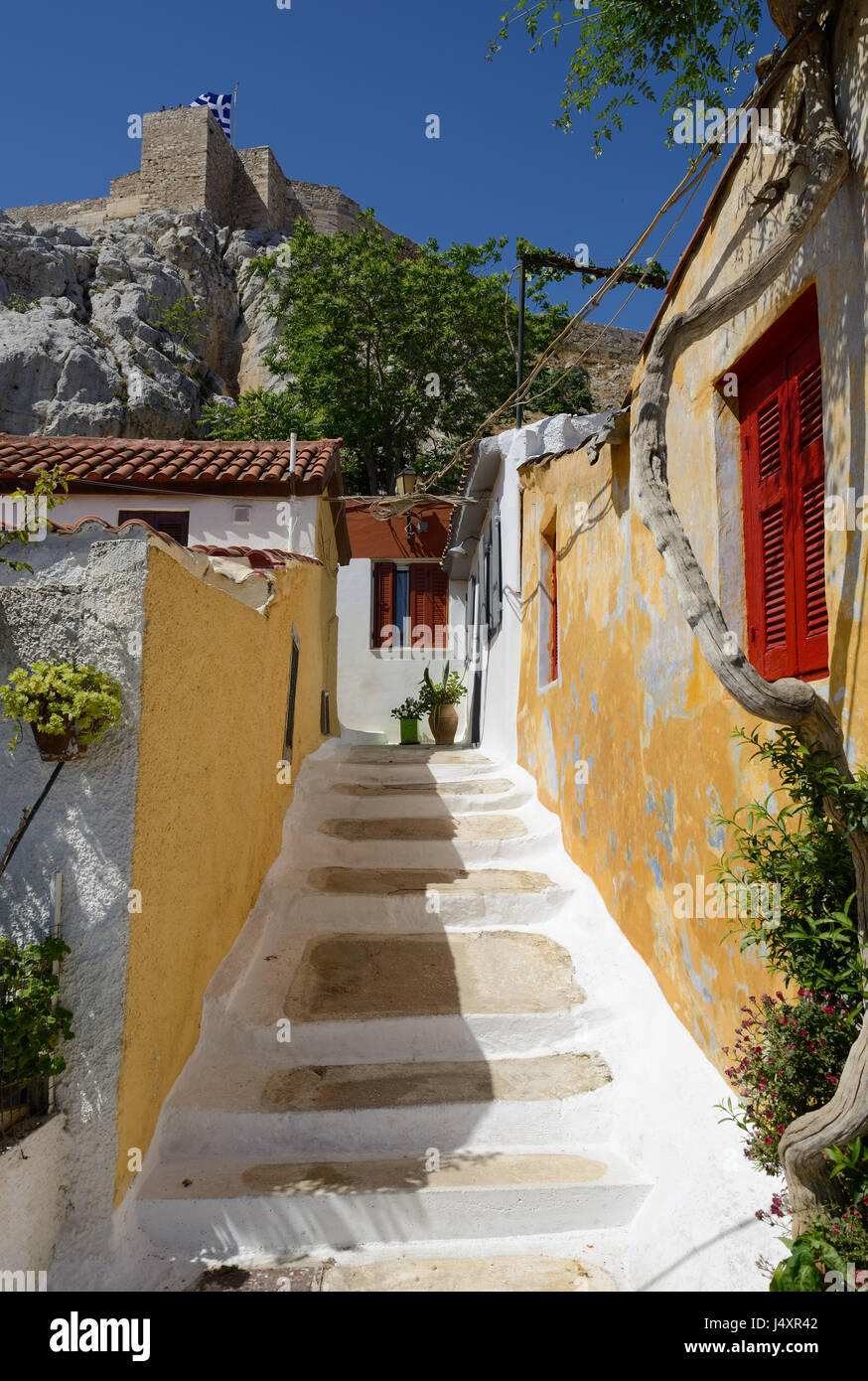 Plaka stairs hi-res stock photography and images - Alamy
