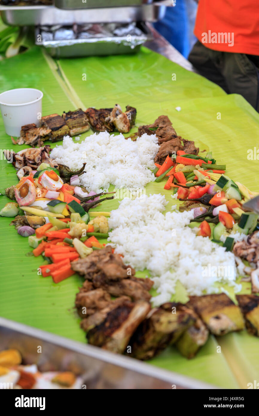 Boodle Fight, Philippine Cuisine Culture Stock Photo - Alamy