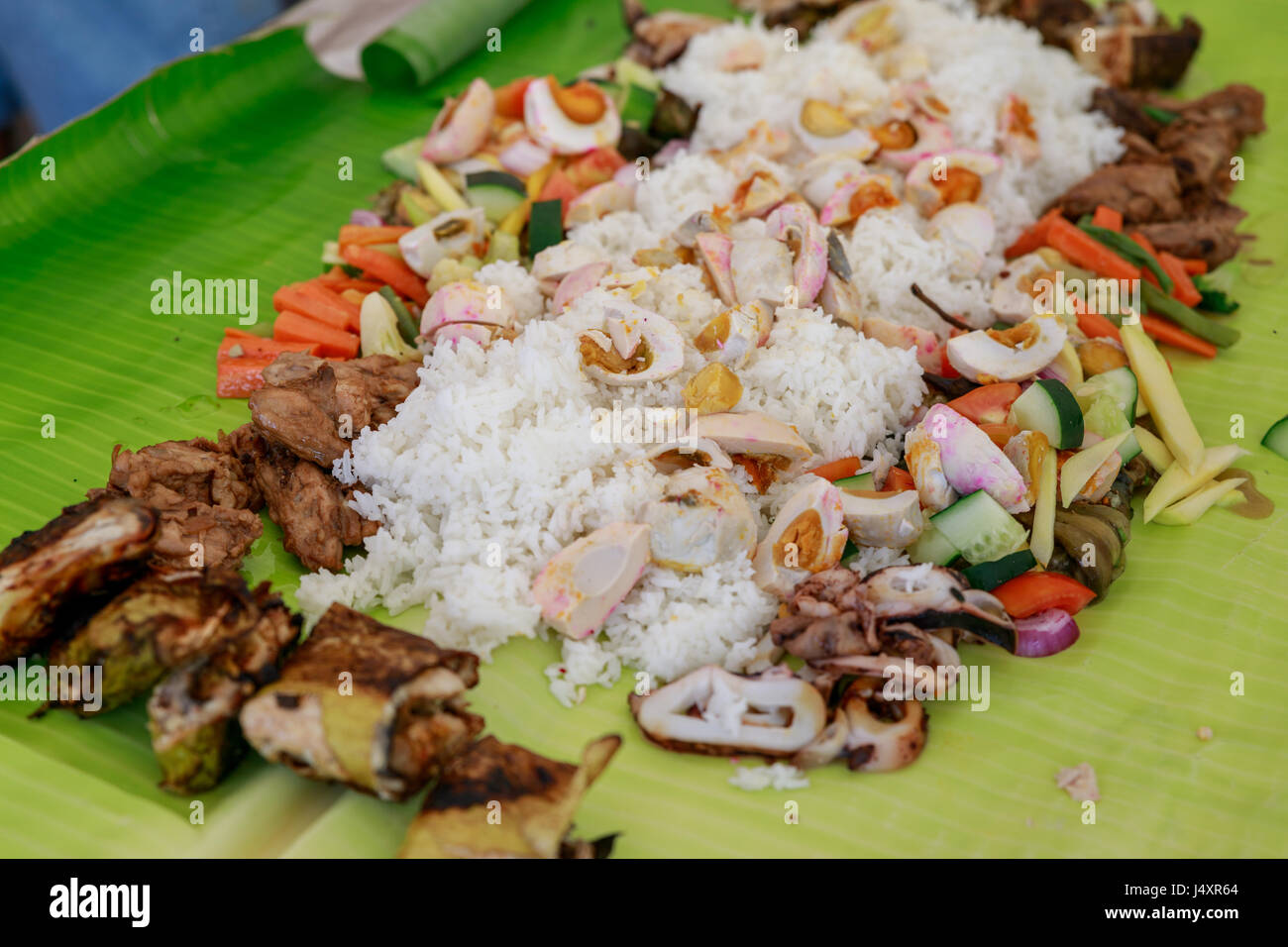 Boodle Fight, Philippine Cuisine Culture Stock Photo - Alamy