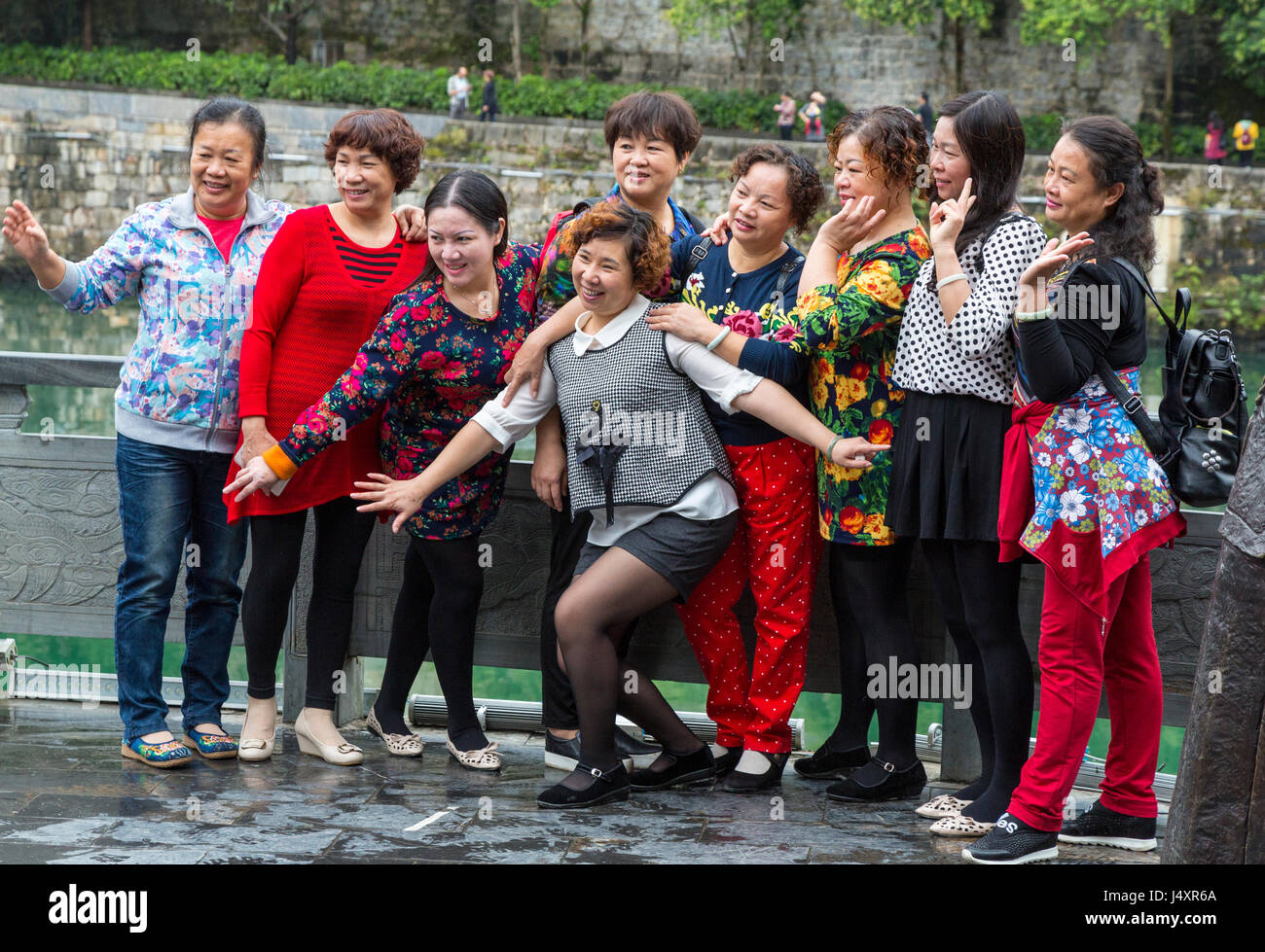 Group Of Chinese Women