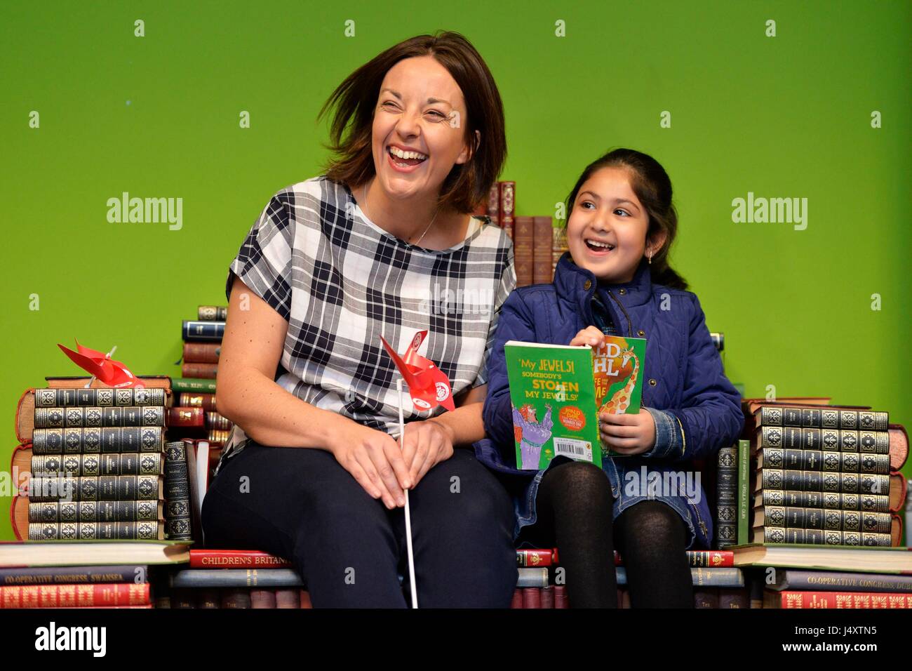 PERMISSION GRANTED Scottish Labour leader Kezia Dugdale with Marwa ...