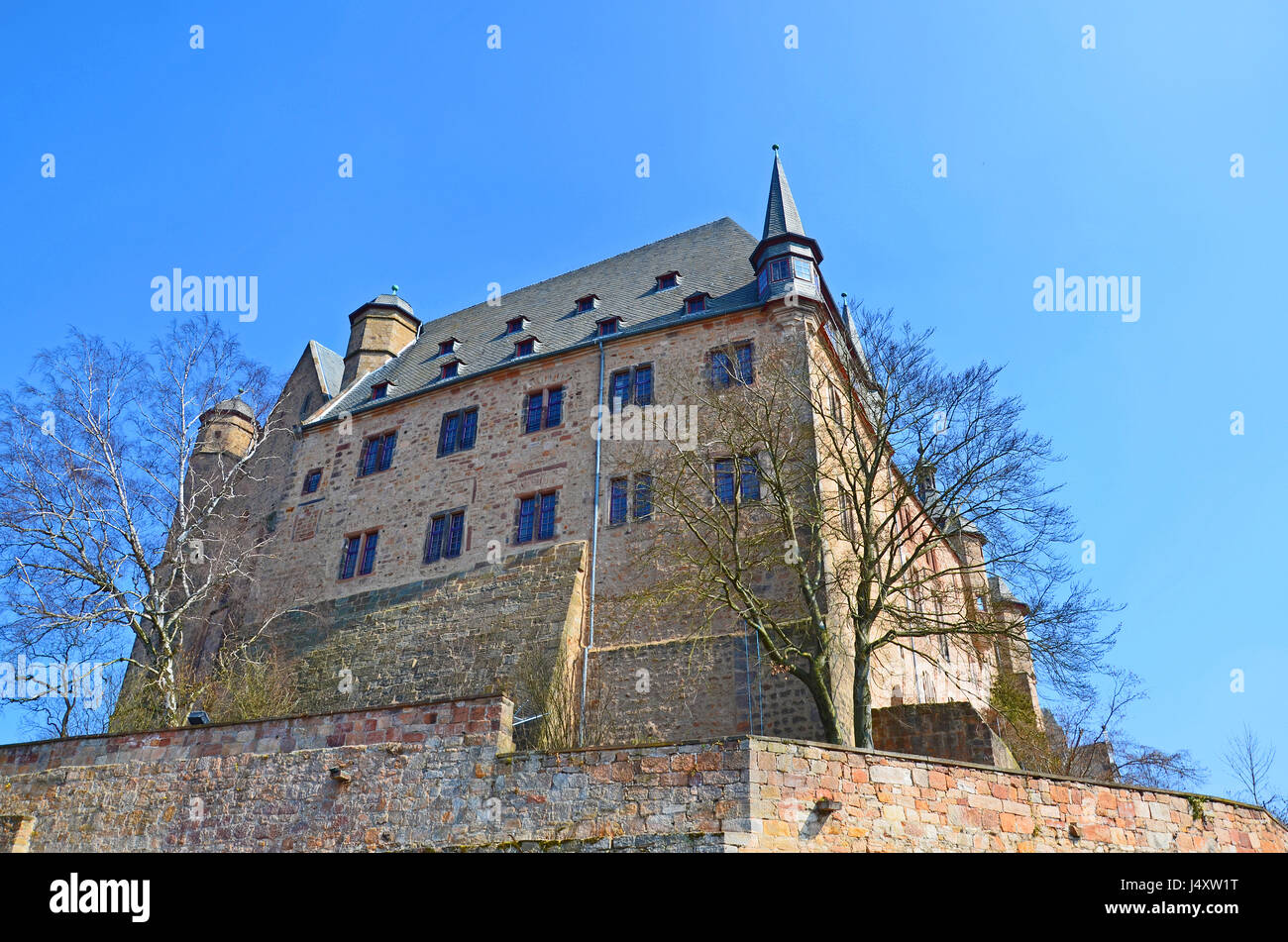 Castle of Marburg (Germany Stock Photo - Alamy