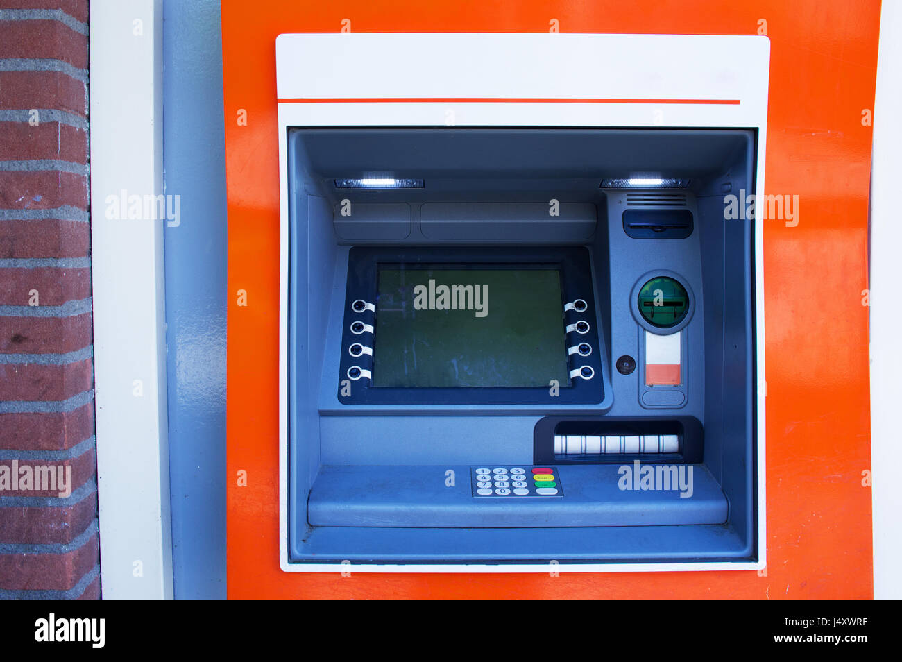 ATM banking machine Stock Photo - Alamy