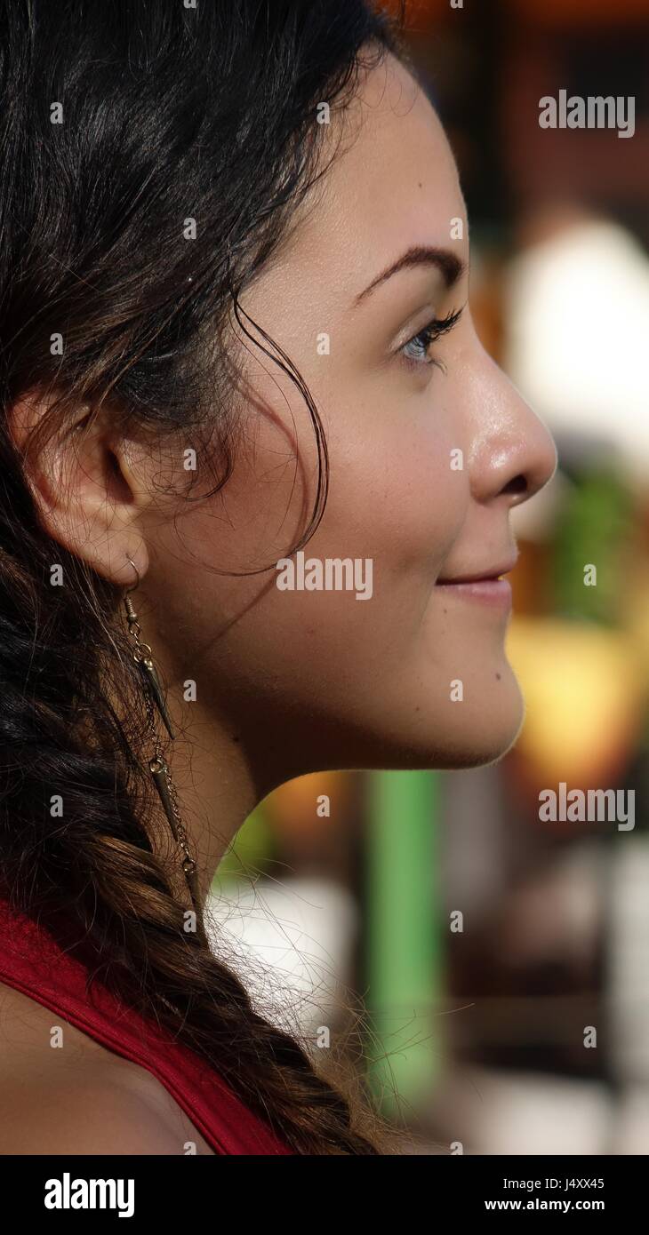 Face Of Hispanic Person Stock Photo - Alamy