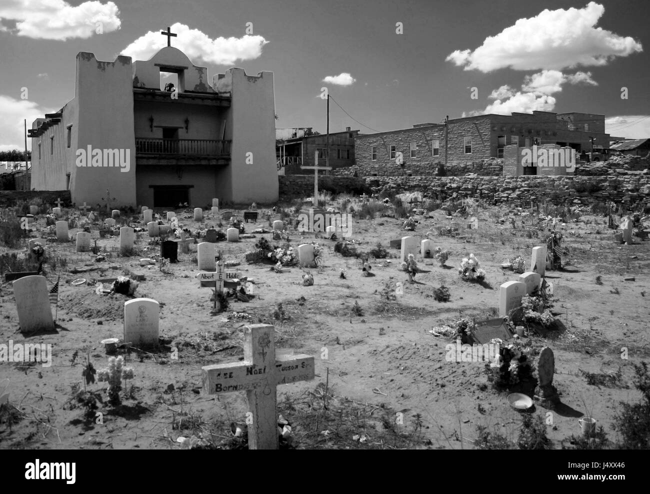 Zuni Nuestra Senora Church Stock Photo - Alamy