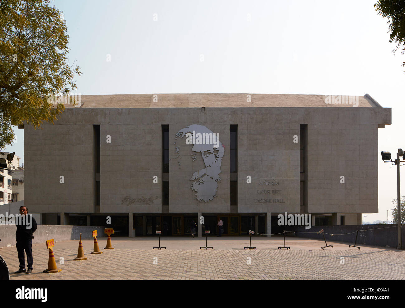 Main entrance. Tagore Memorial Hall, Ahmedebad, India. Architect ...