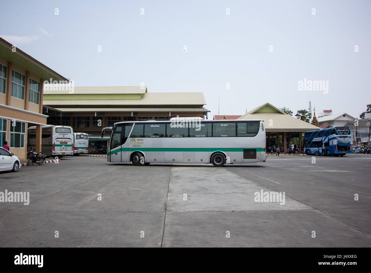 CHIANG MAI, THAILAND -MAY 1 2017: Golden Dragon Bus of Greenbus Company ...