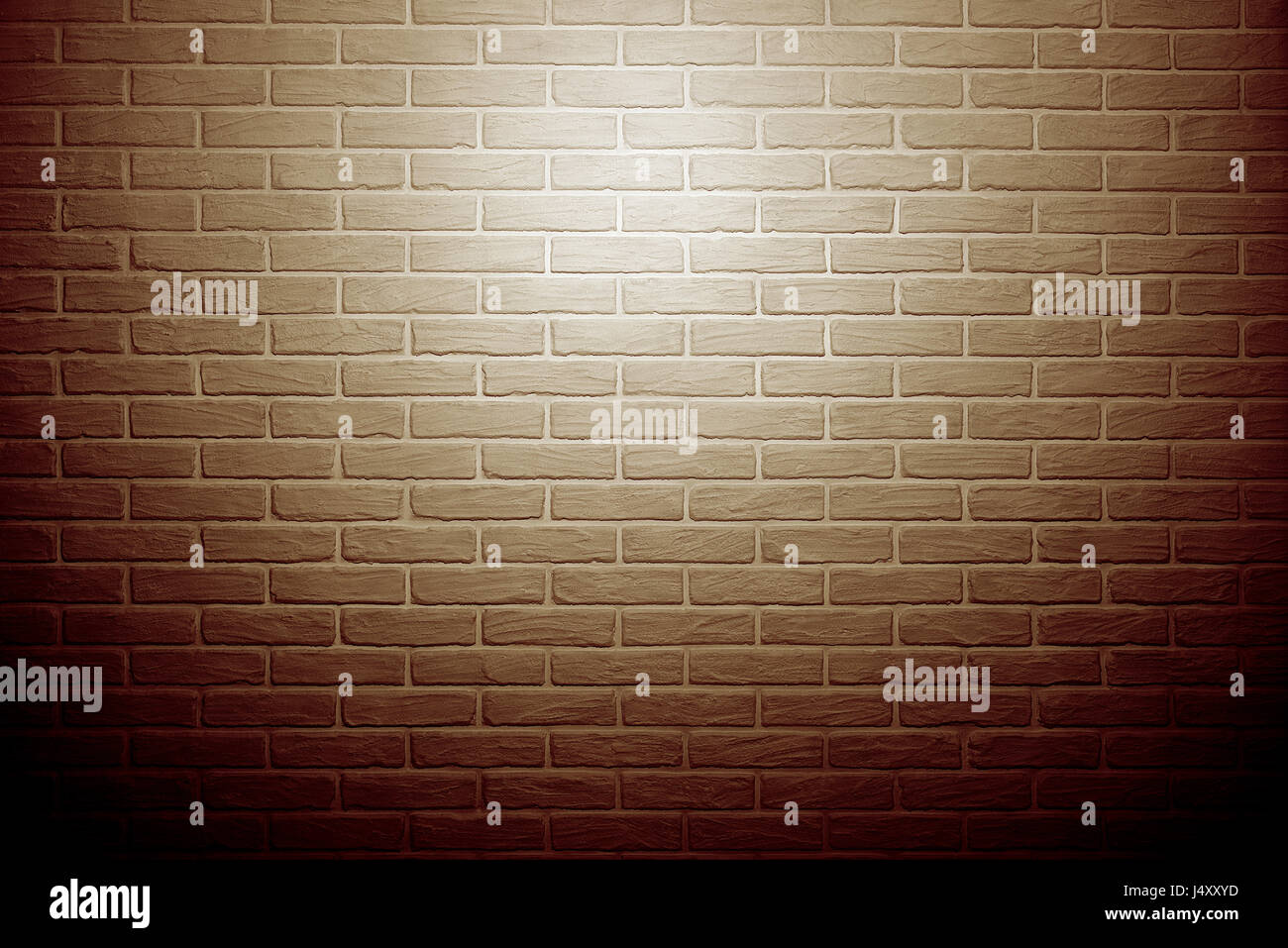 brown brick wall with light effect and shadow, abstract background ...