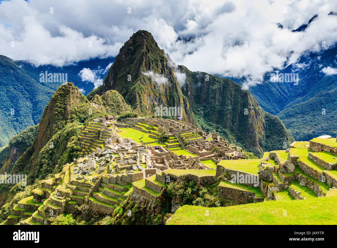 Machu Picchu, Peru. UNESCO World Heritage Site. One of the New Seven ...