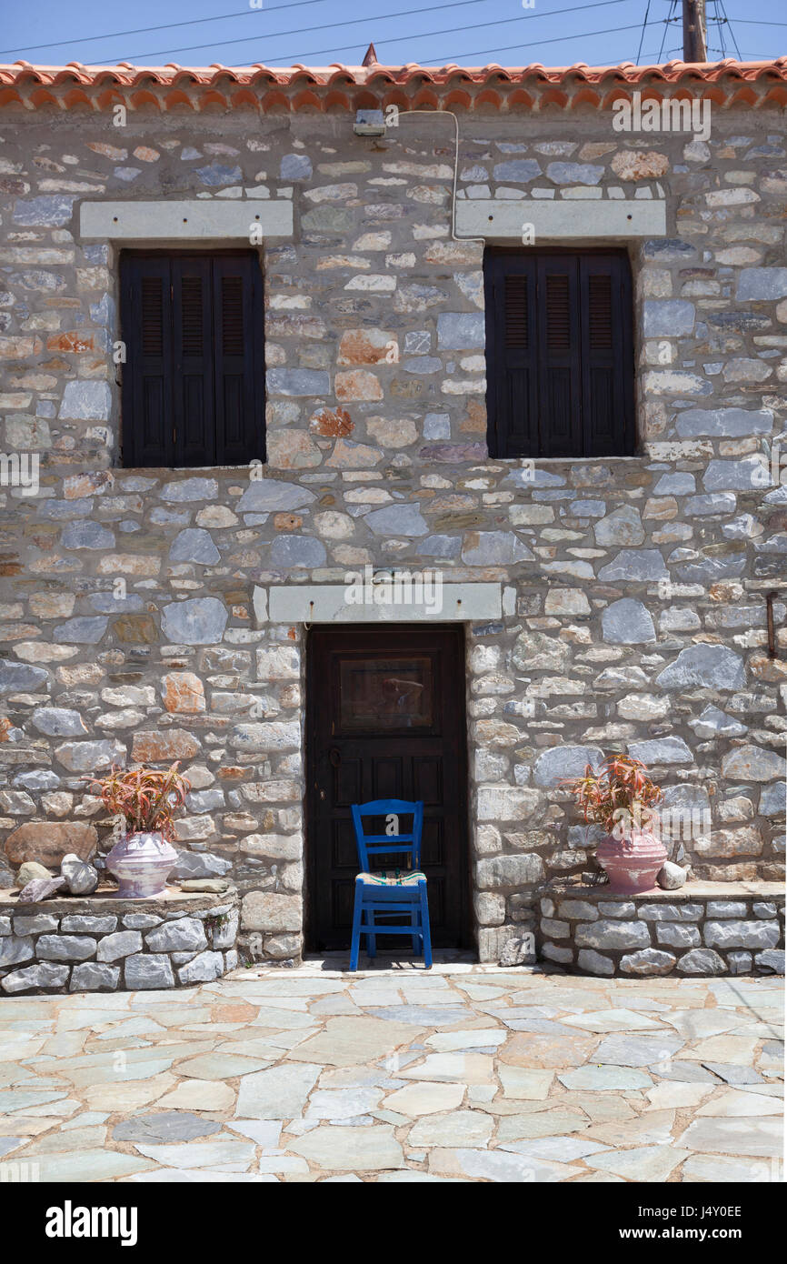 Typical greek house hi-res stock photography and images - Alamy