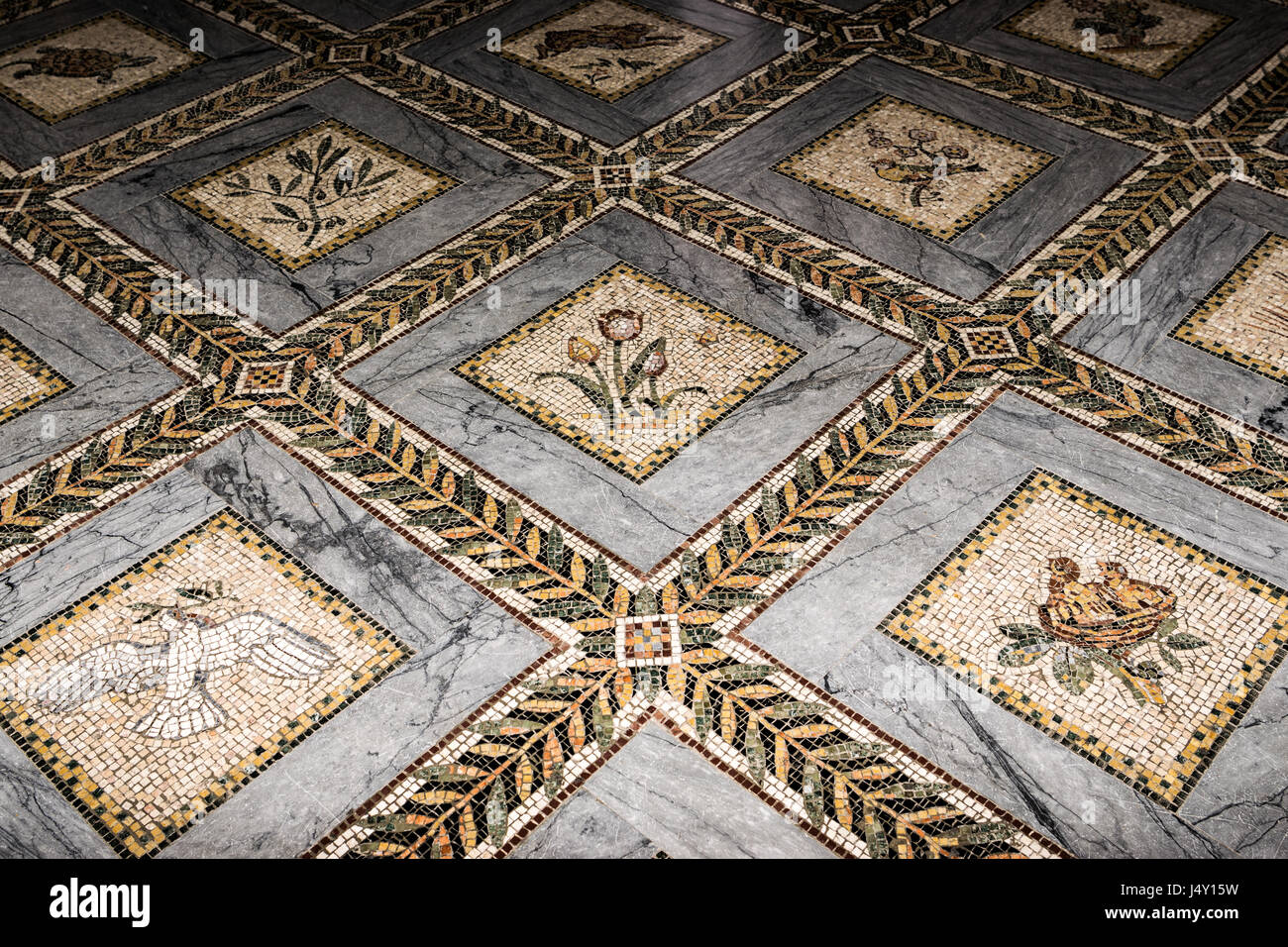 Church of visitation floor - pattern Stock Photo - Alamy