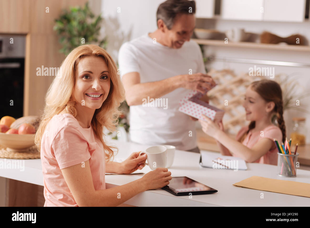 Delightful family hi-res stock photography and images - Alamy