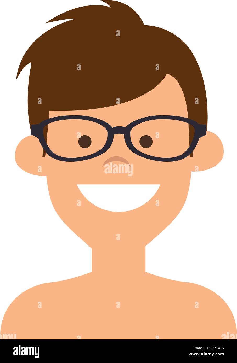 happy man icon Stock Vector Image & Art - Alamy