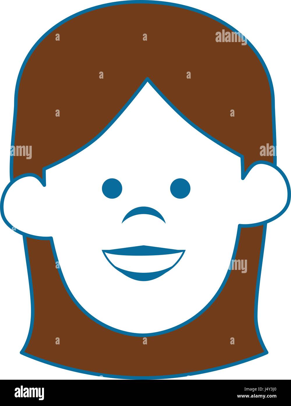 happy woman icon Stock Vector Image & Art - Alamy