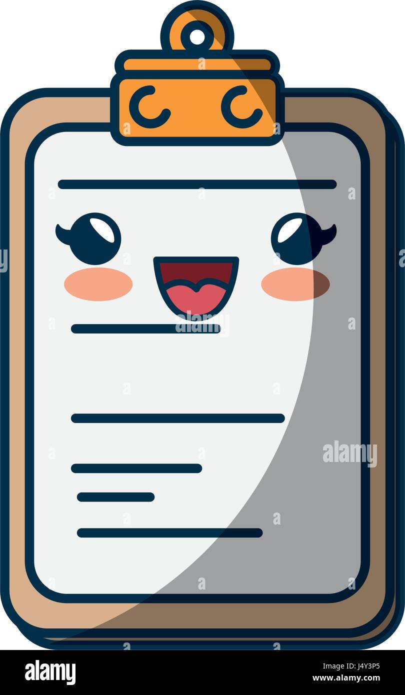 kawaii report table icon Stock Vector Image & Art - Alamy