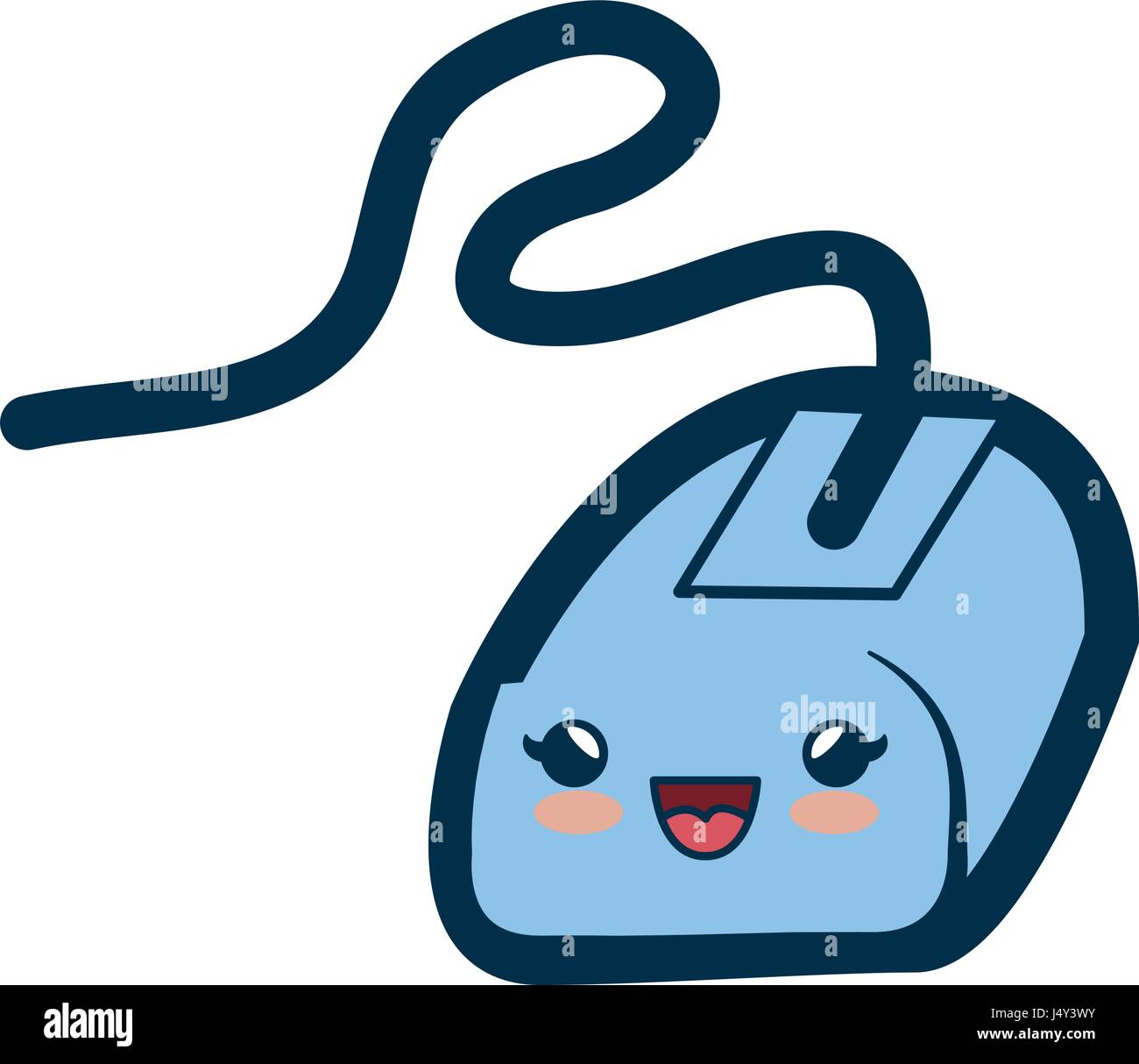 kawaii mouse device icon Stock Vector Image & Art - Alamy