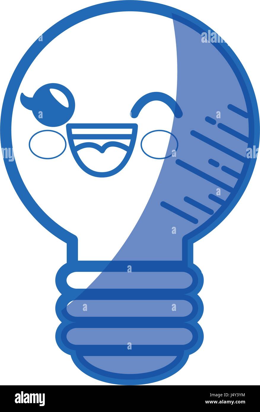 Kawaii cute happy bulb hi-res stock photography and images - Alamy