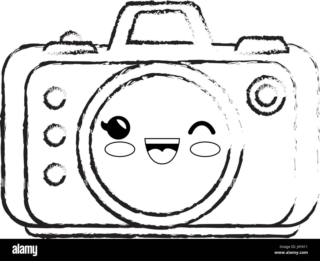 kawaii camera icon Stock Vector Image & Art - Alamy