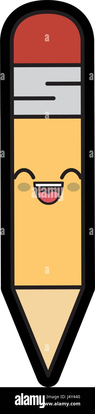 kawaii pencil icon Stock Vector Image & Art - Alamy
