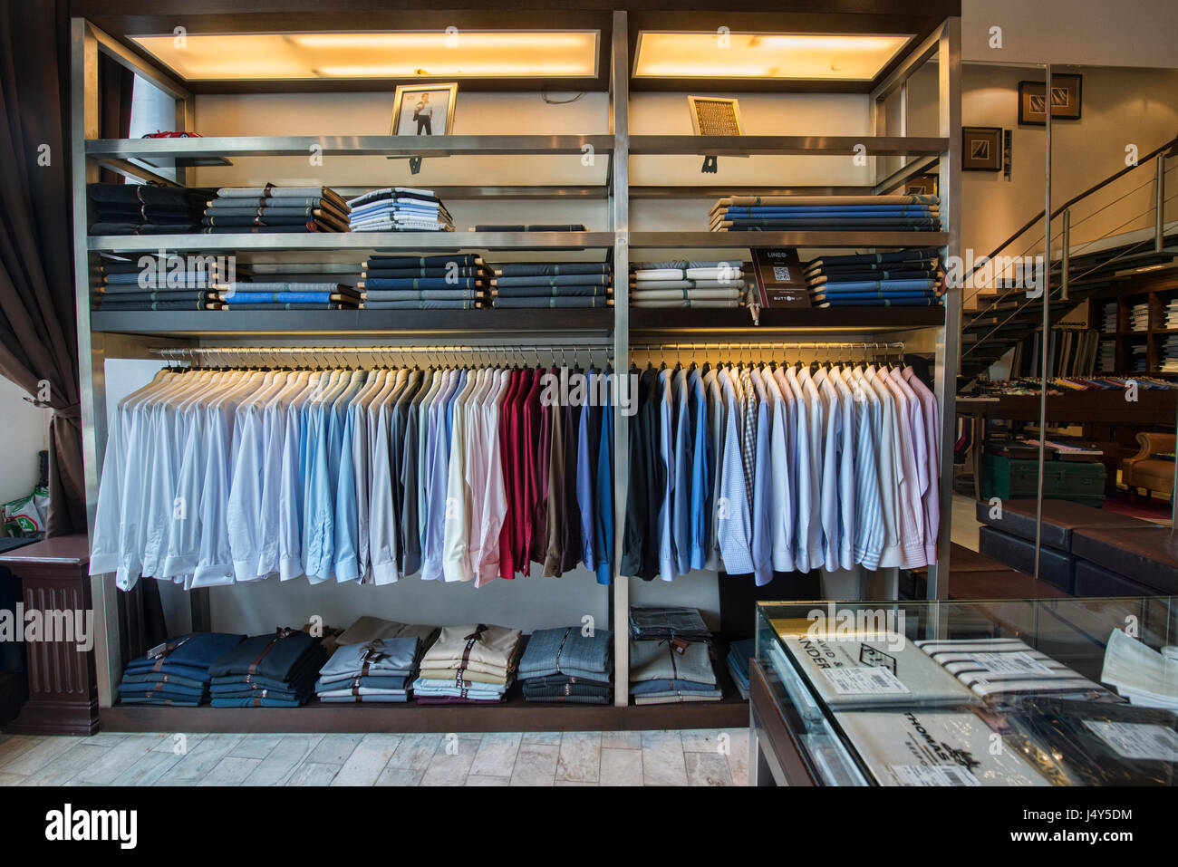 Fashionable tailor shop, Bangkok, Thailand Stock Photo - Alamy