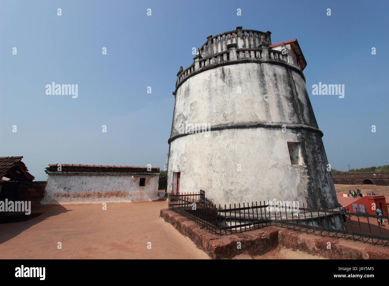 Fort Aguada lighthouse, Goa Stock Photo - Alamy