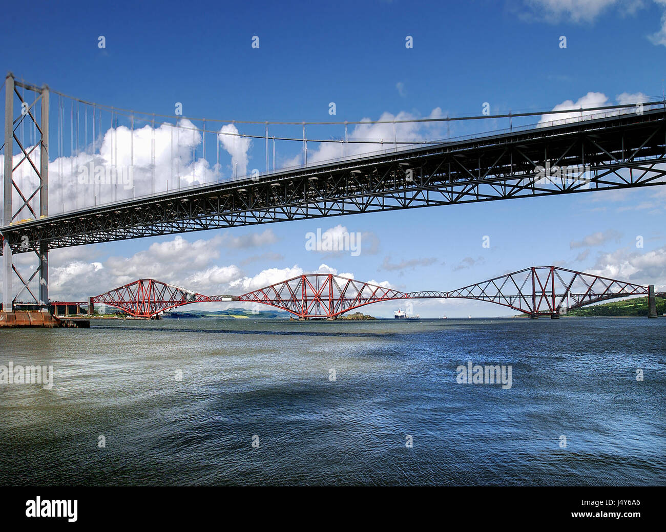 The Forth bridges. Scotland Stock Photo - Alamy