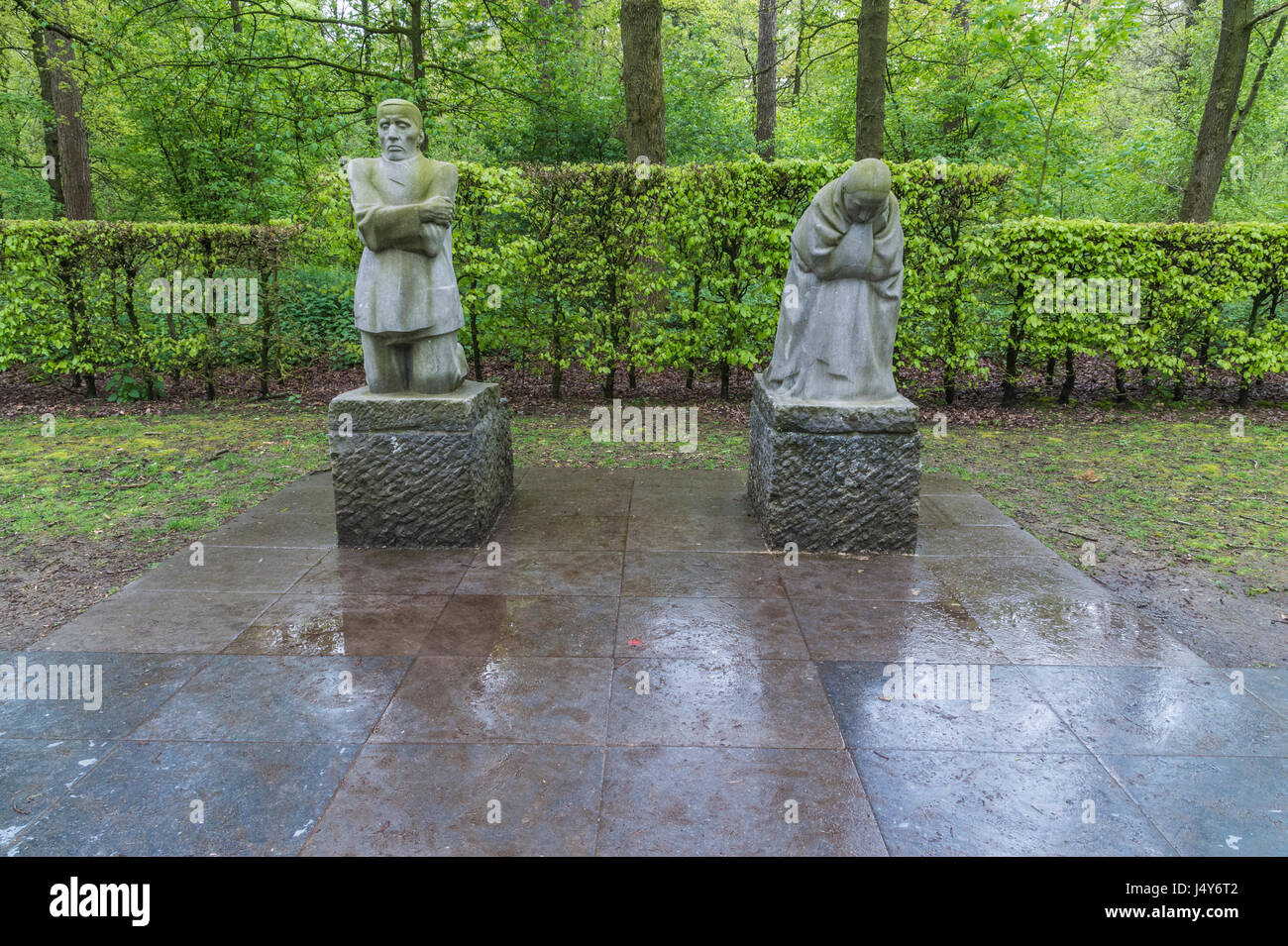 The WWI German Military Cemetery of Vladslo in Flanders on the Salient ...