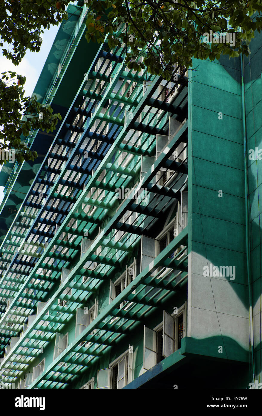 HO CHI MINH CITY, VIET NAM, Amazing exterior of highrise building in ...