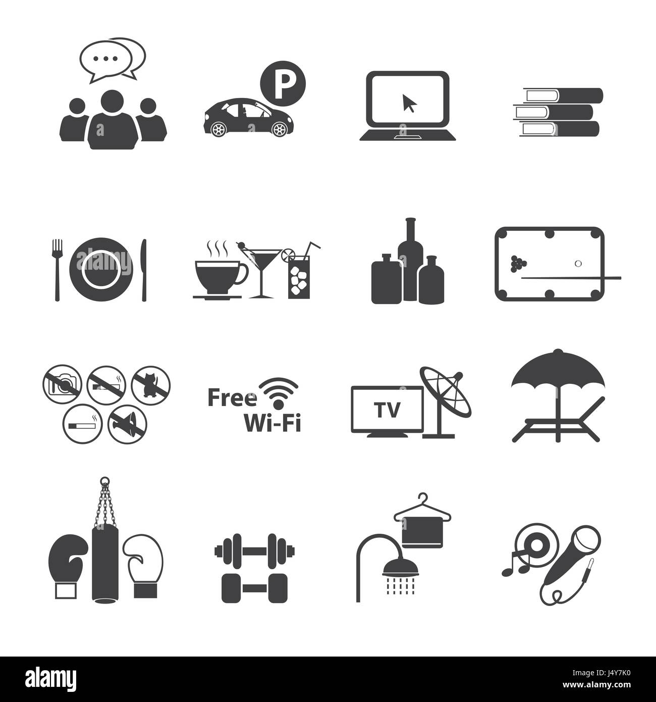 Sport club icons set Stock Vector Image & Art - Alamy