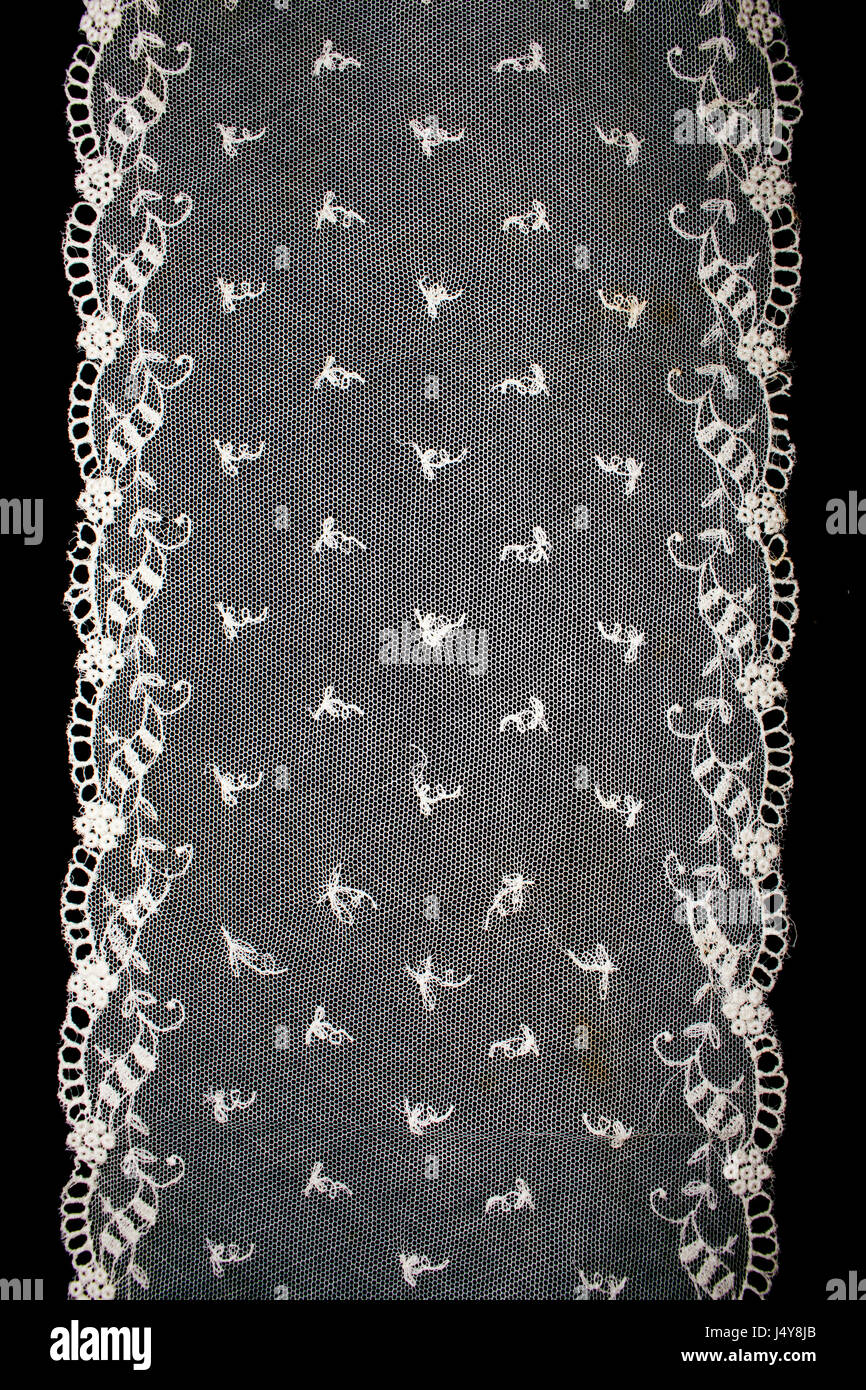 Vintage Edwardian and Victorian White Lace Stock Photo - Alamy