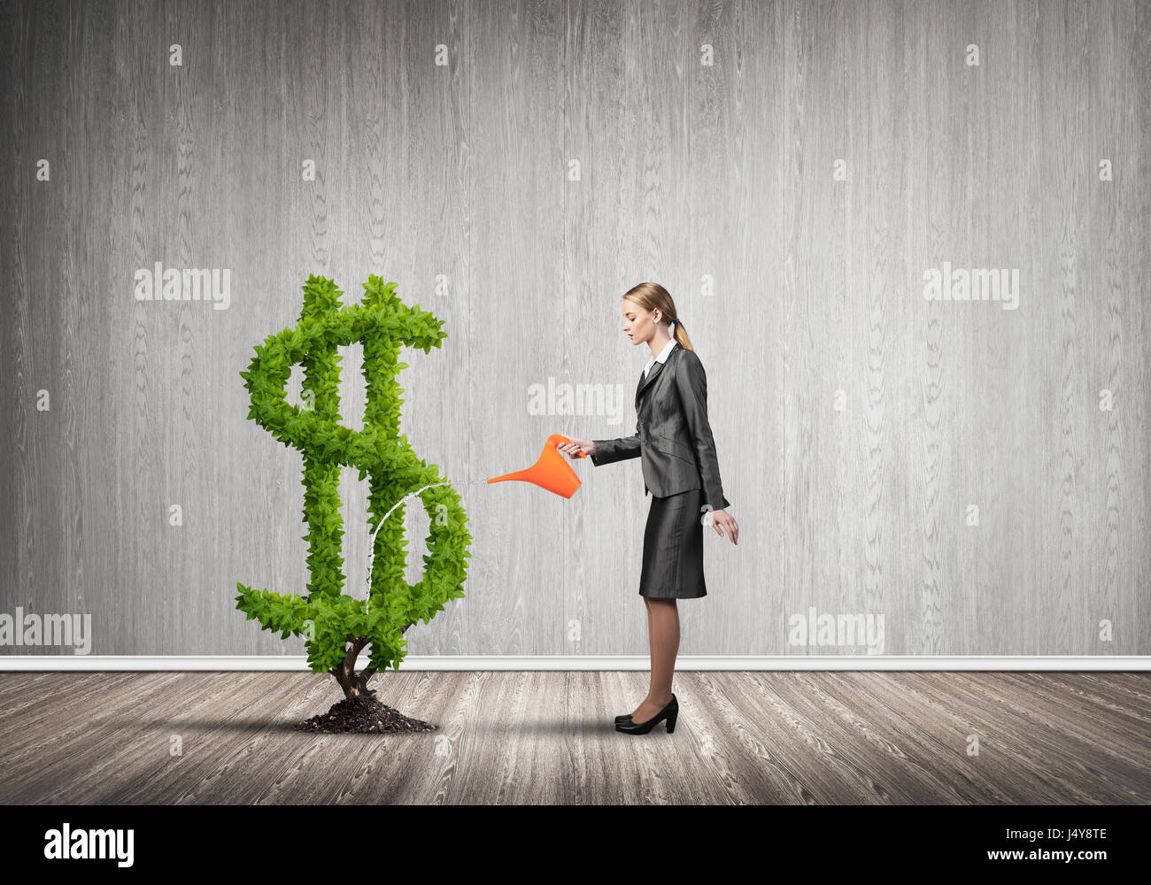 Make your money grow Stock Photo - Alamy