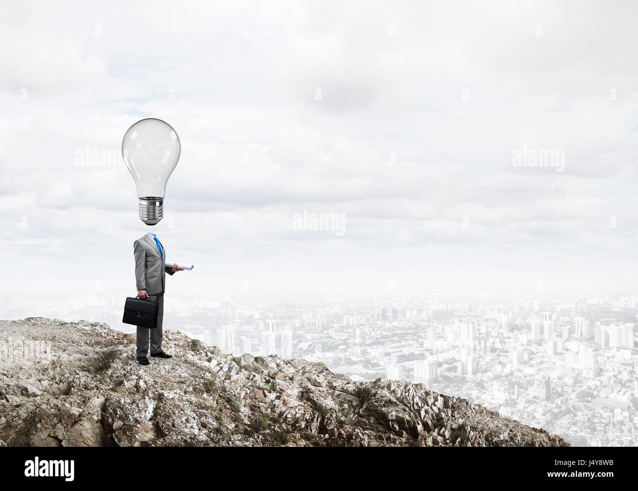 Man of creative ideas Stock Photo - Alamy