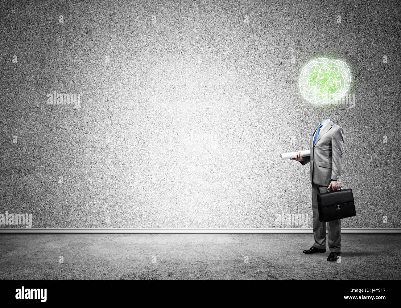 Man of great mind Stock Photo - Alamy