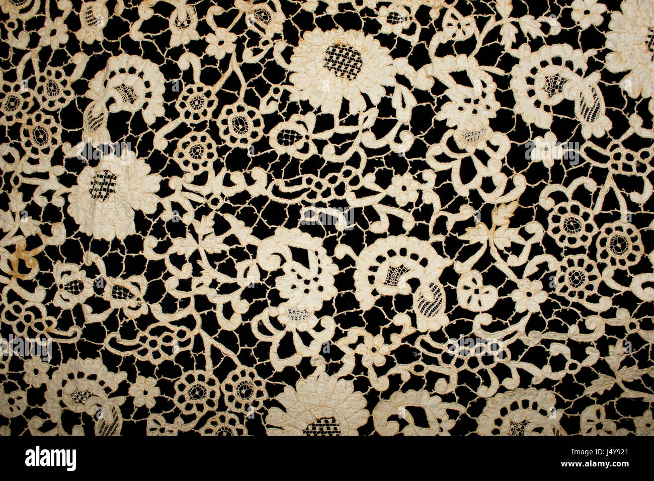 Vintage Edwardian and Victorian White Lace Stock Photo - Alamy