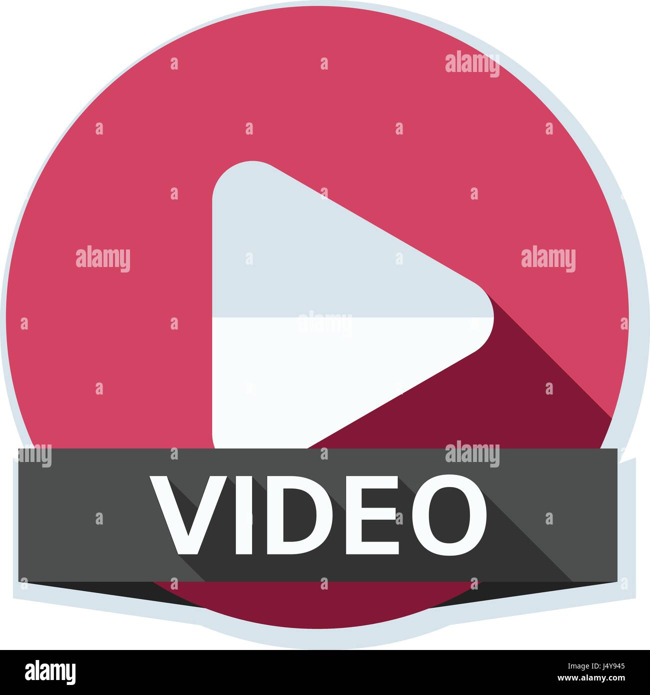 Play Video button illustration Stock Vector Image & Art - Alamy