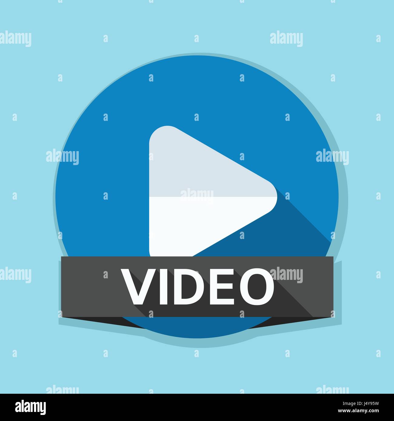 Play Video button illustration Stock Vector Image & Art - Alamy