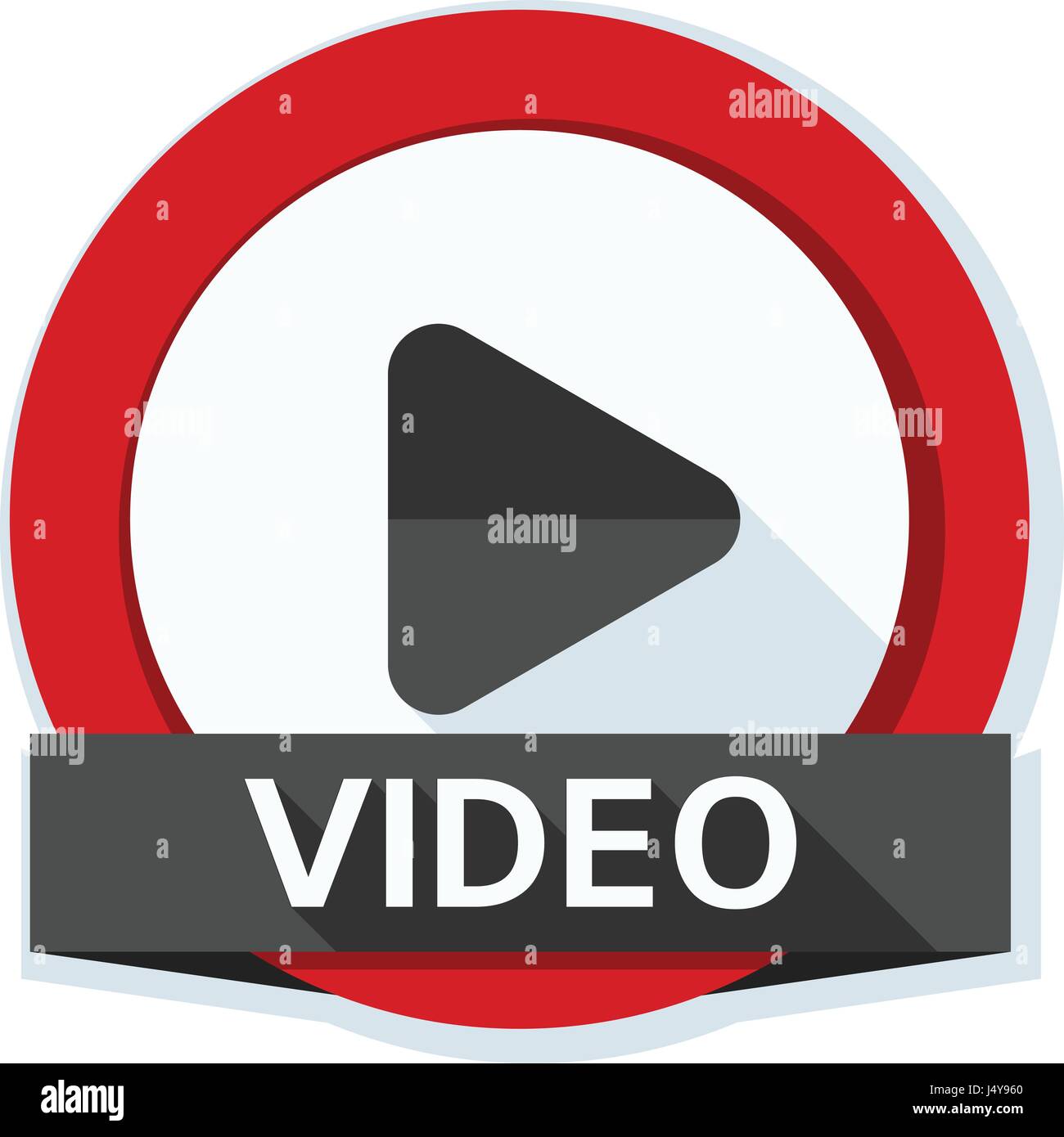 Play Video button illustration Stock Vector Image & Art - Alamy