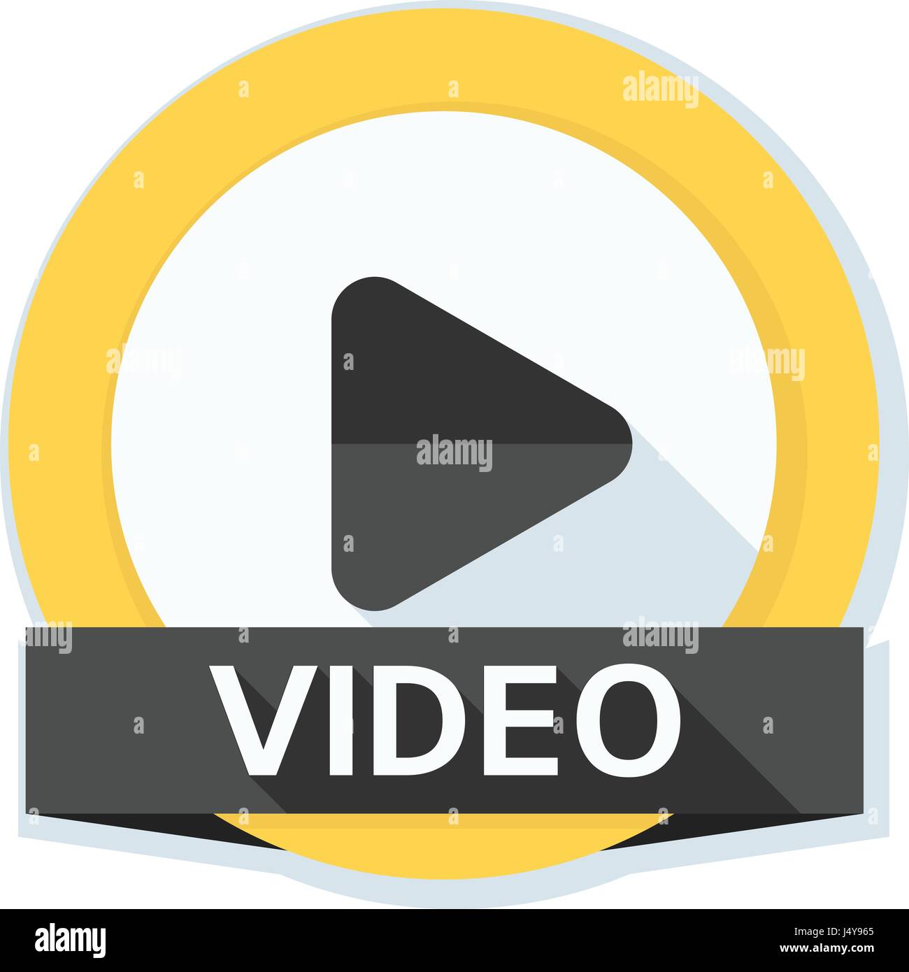 Play Video button illustration Stock Vector Image & Art - Alamy