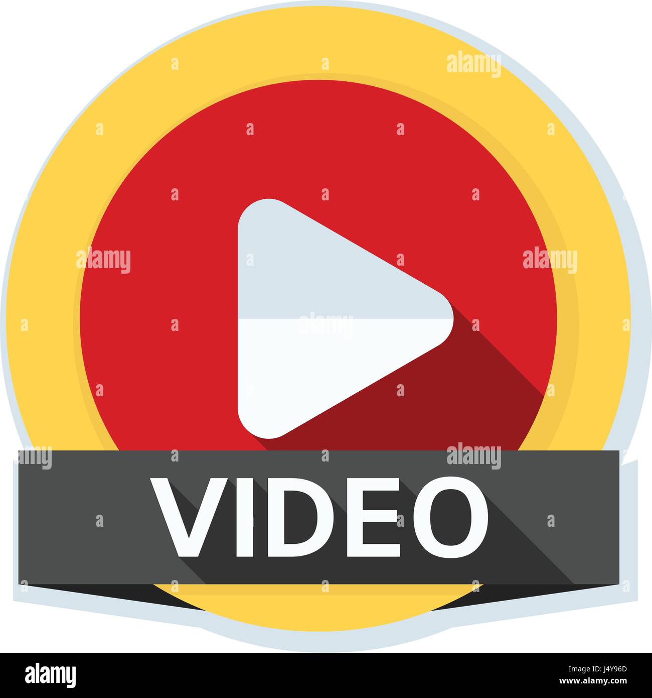 Play Video button illustration Stock Vector Image & Art - Alamy