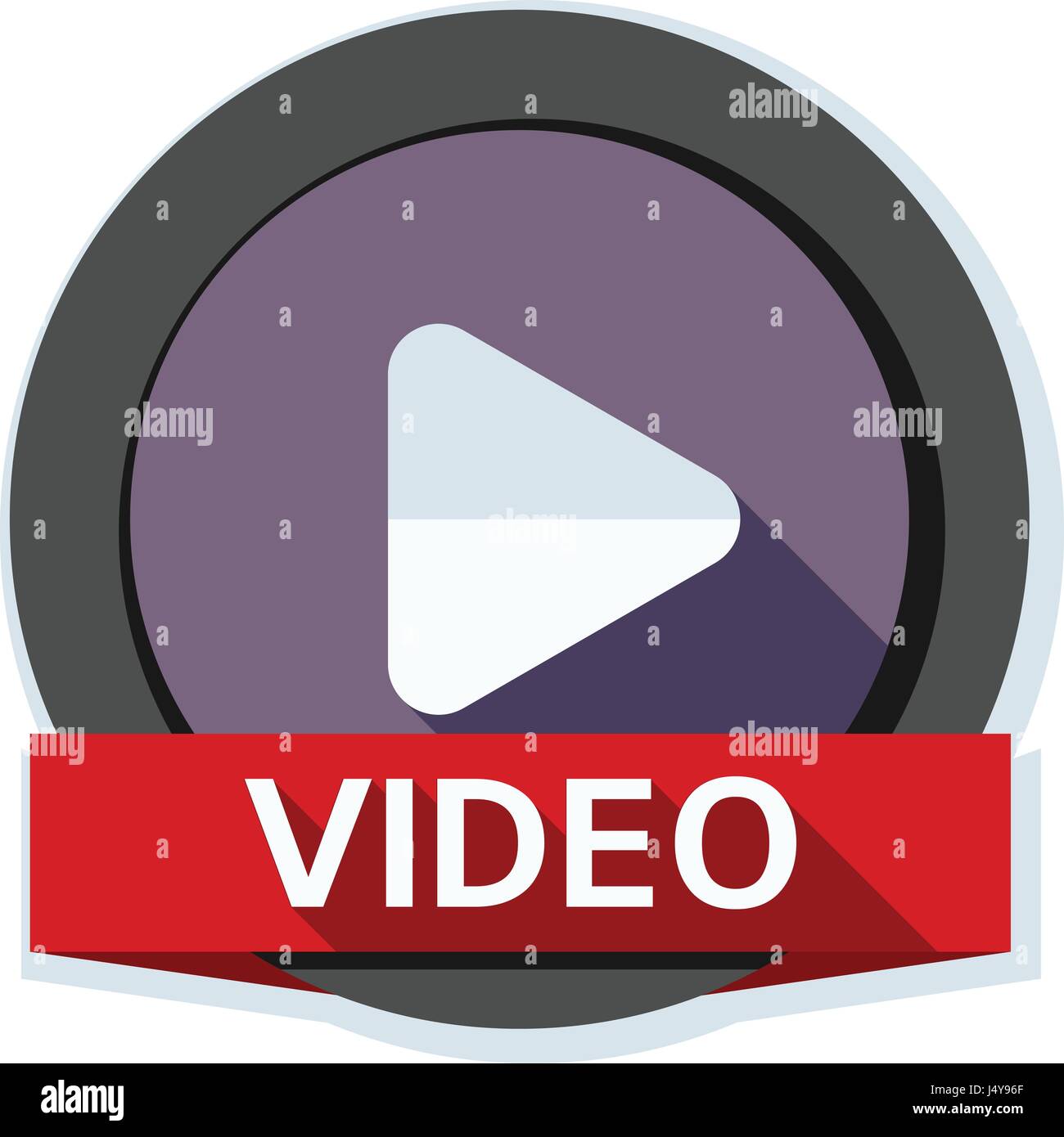 Play Video button illustration Stock Vector Image & Art - Alamy