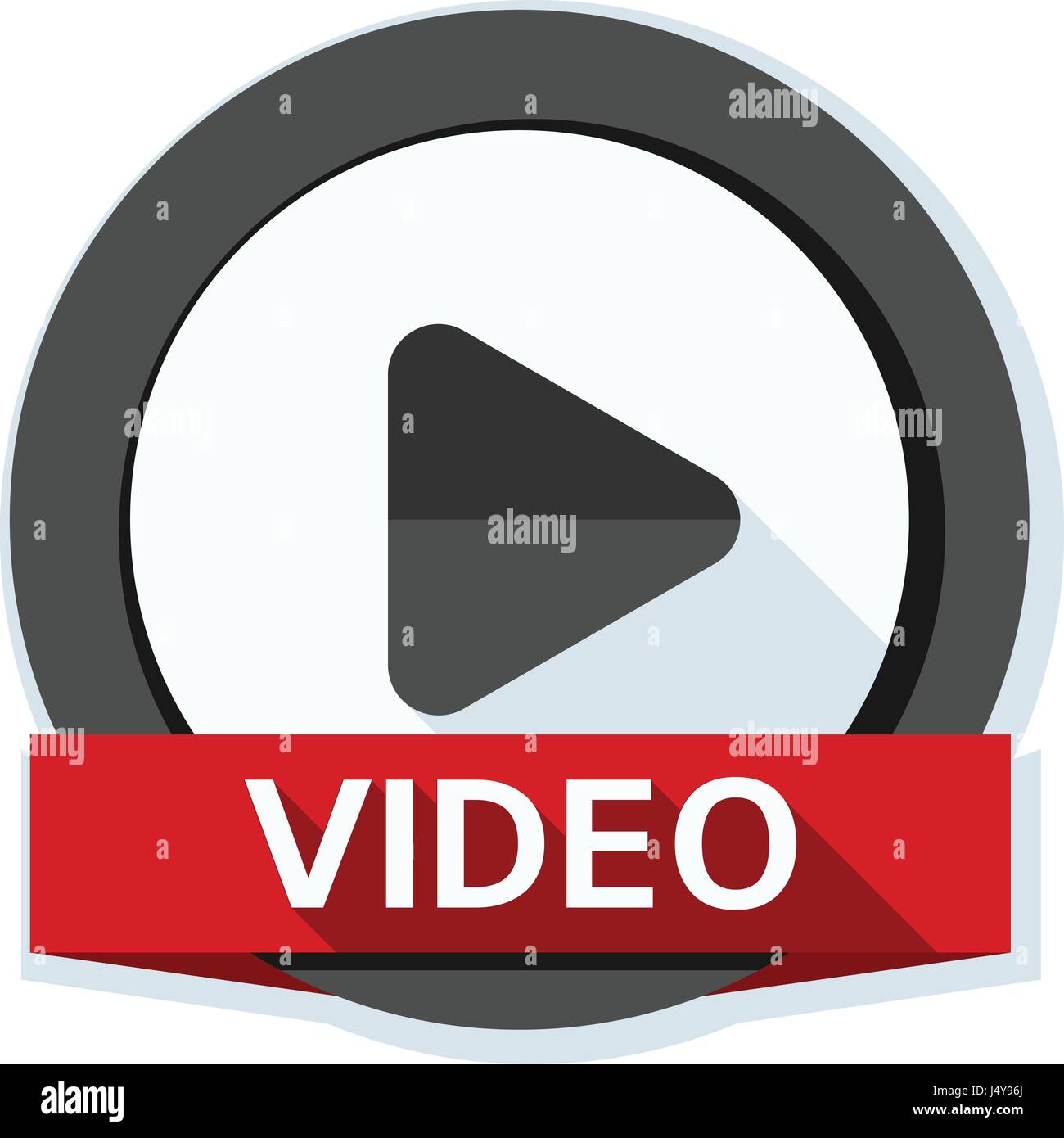 Play Video button illustration Stock Vector Image & Art - Alamy