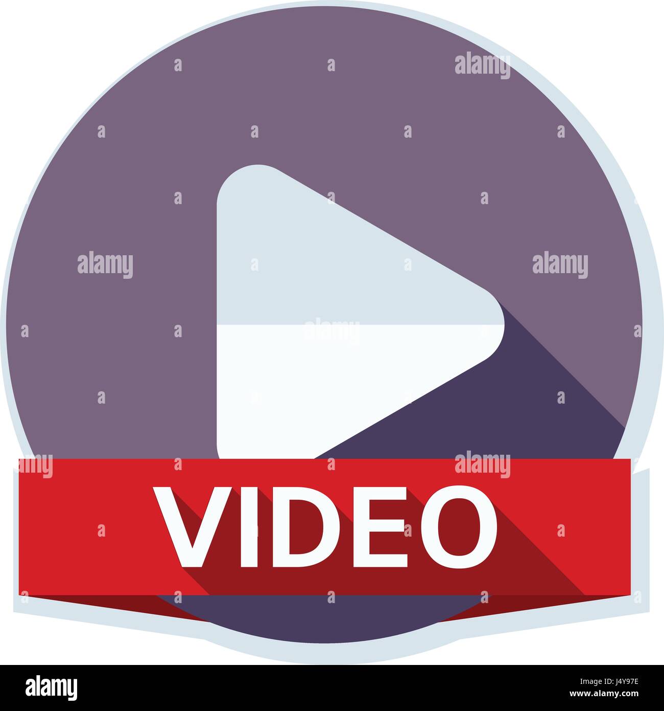 Play Video button illustration Stock Vector Image & Art - Alamy