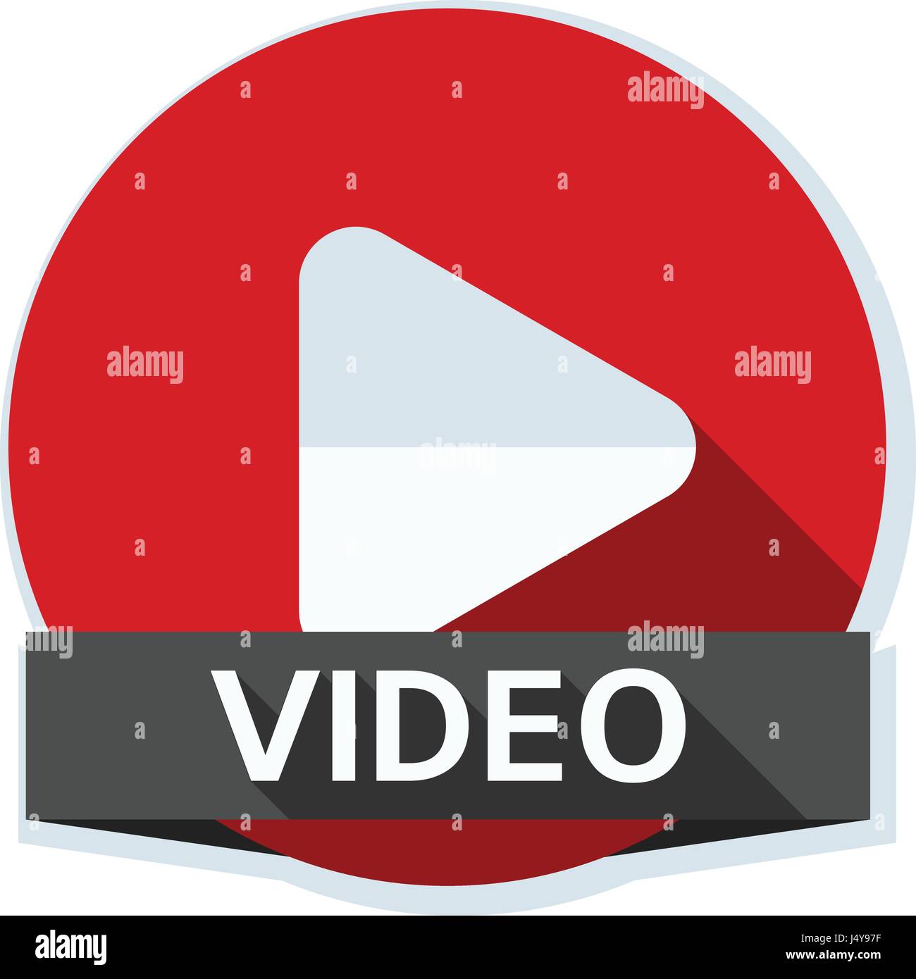 Play Video button illustration Stock Vector Image & Art - Alamy